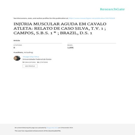 Injuria muscular aguda_em_cavalo_atleta_relato_de_ | PDF