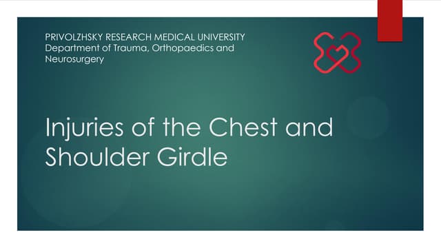 Rib Fractures, Flail Chest & Stove In Chest | PPTX