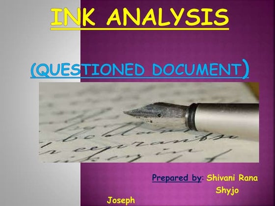 Forensic Fiber Analysis | PPT