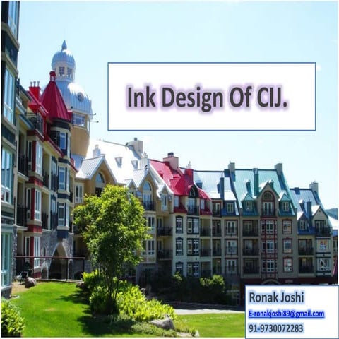 Ink design of cij | PPTX