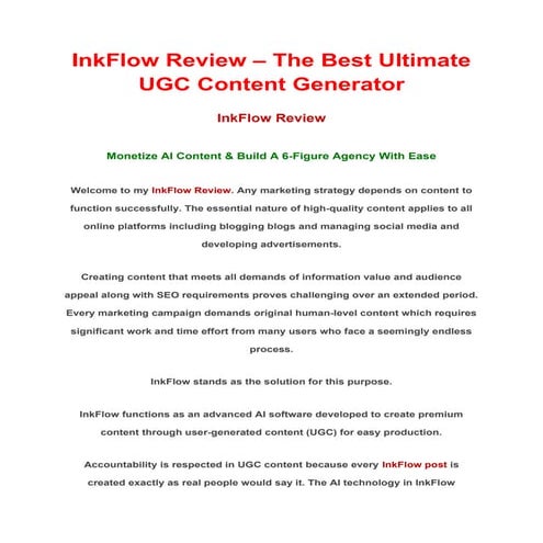 InkFlow Review – The Best Ultimate UGC Content Generator.docx