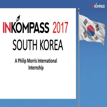 INKOMPASS SOUTH KOREA - A Philip Morris International Internship ...