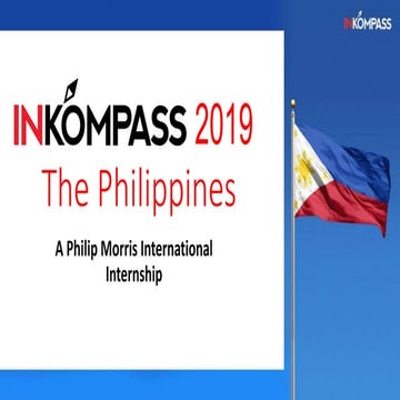 INKOMPASS Philippines - A Philip Morris International Internship ...
