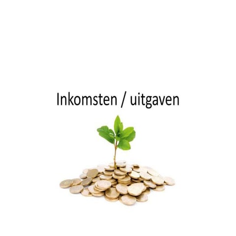 Inkomsten vs uitgaven | PPT