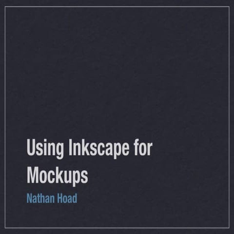 Using Inkscape for Mockups | PDF