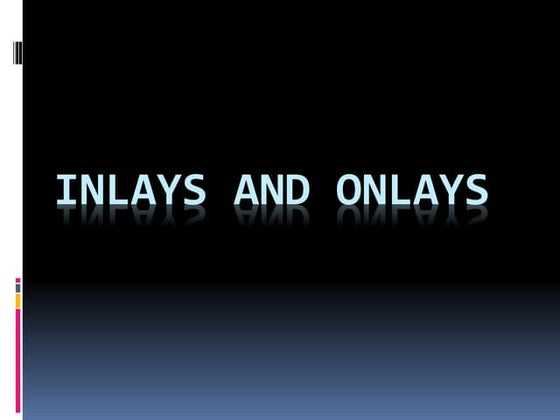 Vonlay; A paradigm shift in post endodontic restoration: A case report ...