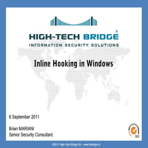 Inline Hooking in Windows | PDF