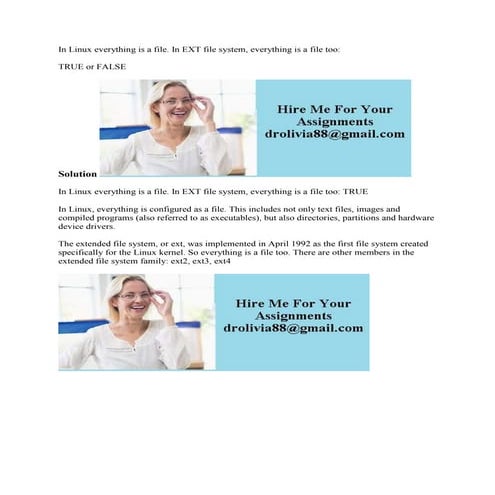 In Linux everything is a file- In EXT file system- everything is a fil.docx