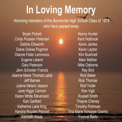In Loving Memory (Updated 07.28.2012) | PPT | Crime & Harmful Acts to ...