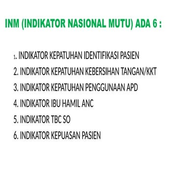 Oemaparan tentang pengisian indeks nasional mutu | PPTX