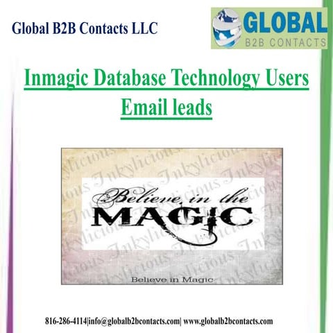Inmagic database technology users email leads | PPTX