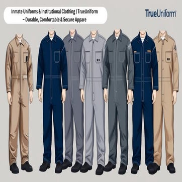 Inmate Uniforms & Institutional Clothing TrueUniform – Durable ...