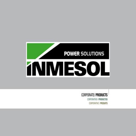 Industrial Range Inmesol Generator Sets | PDF