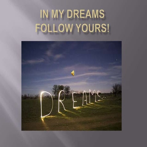 In my dreams | PPT