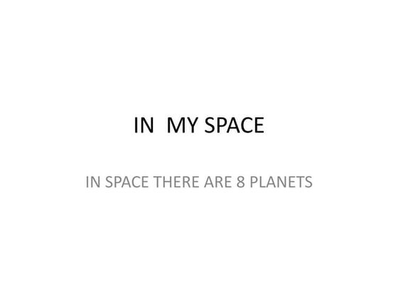 In space manuel | ODP