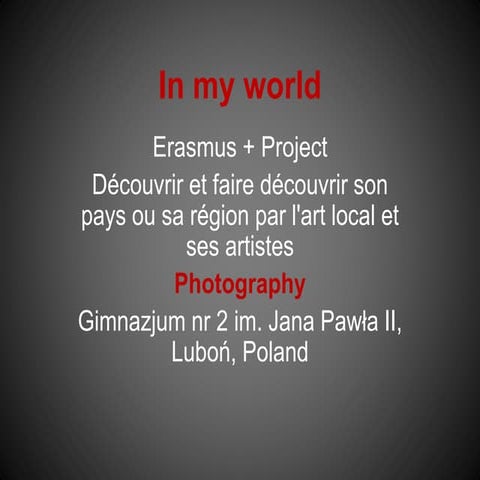 In my world | PPTX