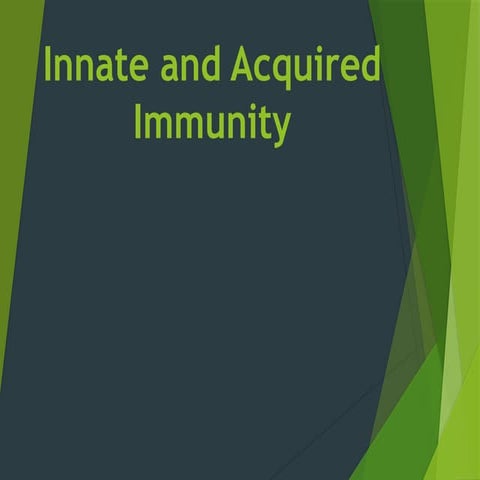 Immune system working, definition and its types of Innate and Acquire ...
