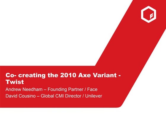 Co-creation Face and Unilever | PDF