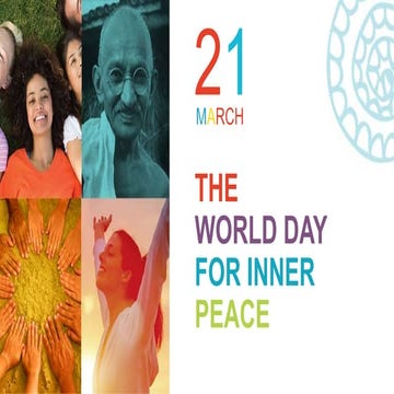 English - Inner Peace - Sahaja Yoga - Slide | PPTX