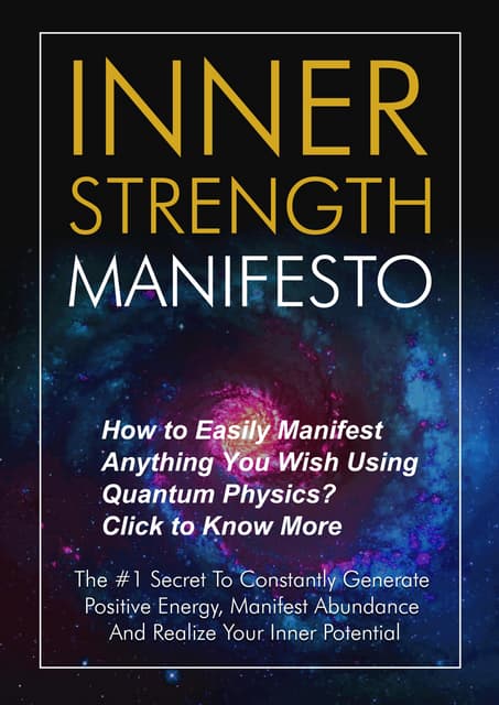Inner strength manifesto | PDF