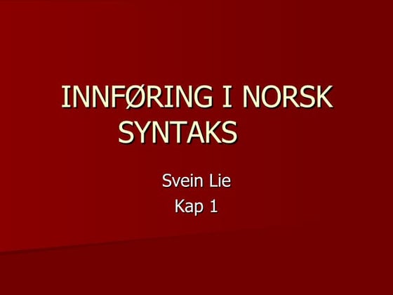Syntaks | PPT