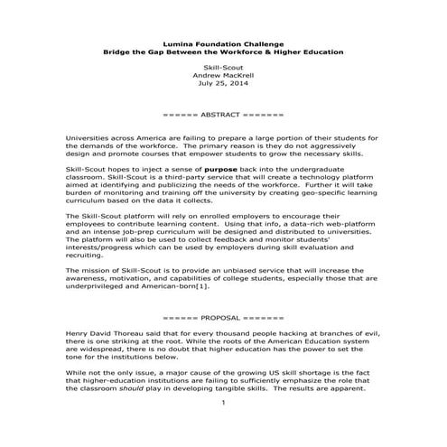 Innocentive skill scout | PDF