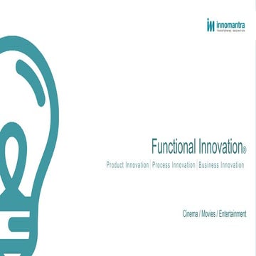 Innomantra - Functional Innovation - Movies v1.0FR 2024 | PPT