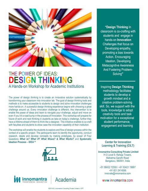 Using the Design Thinking Process as a Strategy for Innovation | PPT