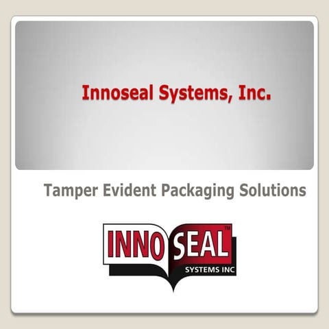More information about InnoSeal Systems | PPT