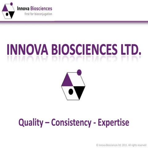Innova Biosciences Corporate Presentation | PPTX
