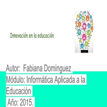 Innovación En La Educación Pptx 7544