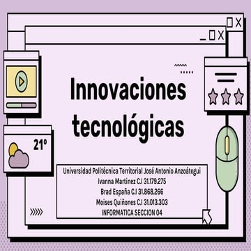 innovaciones tecnologicas | PPSX