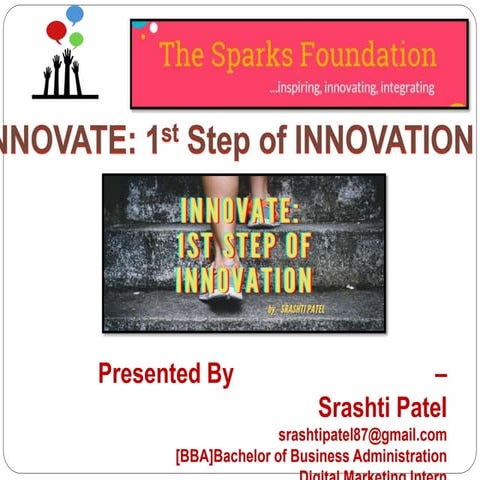 INNOVATE: 1st Step of INNOVATION | PPTX