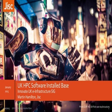 UK HPC Software Installed Base - Update for Innovate UK e ...