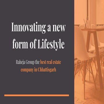Innovating a new form of Lifestyle - Raheja Group the best real estate ...