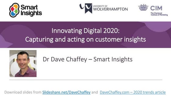 Dave Chaffey presentations