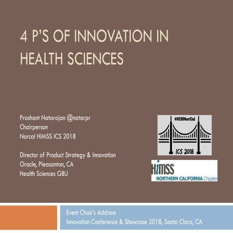 Fundamentals of Innovation: The 4 P's by Prashant Natarajan | PDF