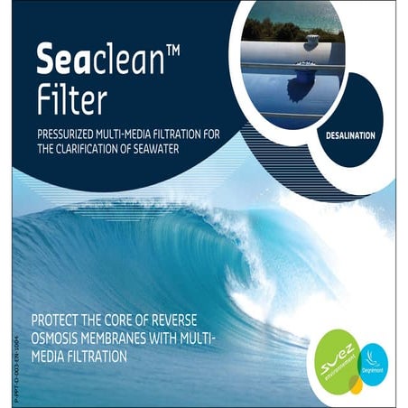 Seaclean filter - Protect the core of reverse osmosis membranes with ...