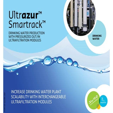 Ultrazur smartrack - Drinking water production with pressurized out/in ...
