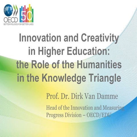 Innovation and creativity in the humanities and the knowledge triangle ...