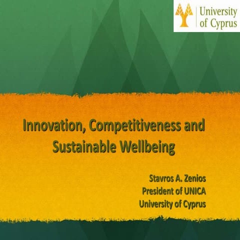 Innovation and economic wellbeing | PPT