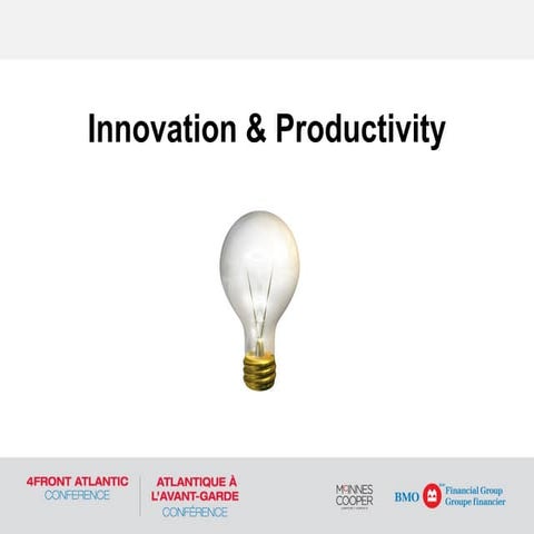 Innovation and productivity | PPT