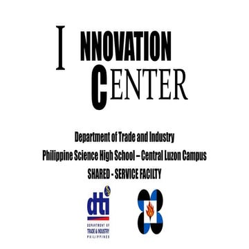 Innovation Center PSHS Clark | PPTX