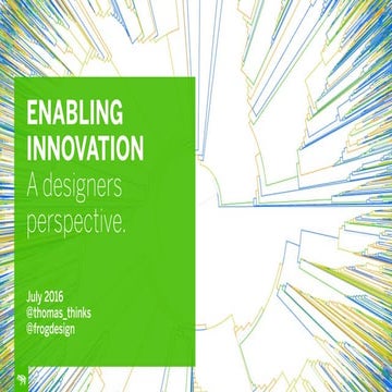 Enabling Innovation: A Designers Perspective | PDF | Business ...