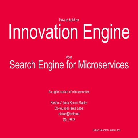 How to Build an Innovation Engine As A Google for Software | PPT
