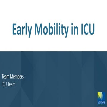 Early Mobility in ICU | PDF