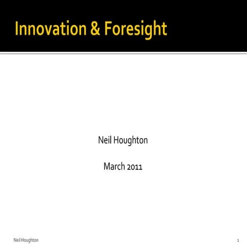 Innovation foresight | PPTX