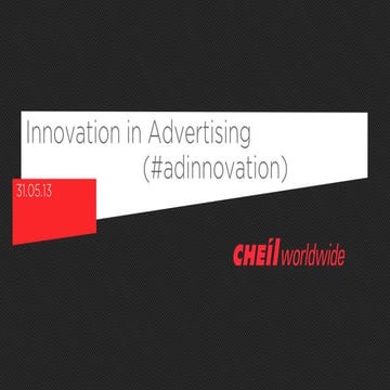 Innovation In Advertising | PDF