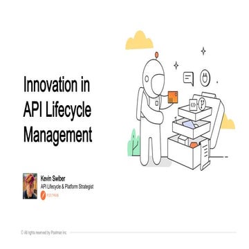 apidays New York 2022 - Innovation in API lifecycle Management, Kevin ...