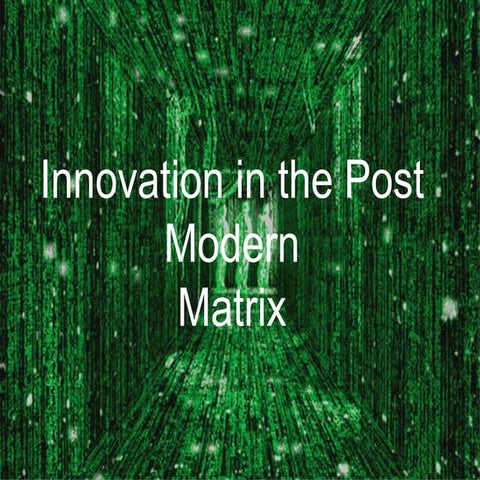 The matrix post modern film | PPTX